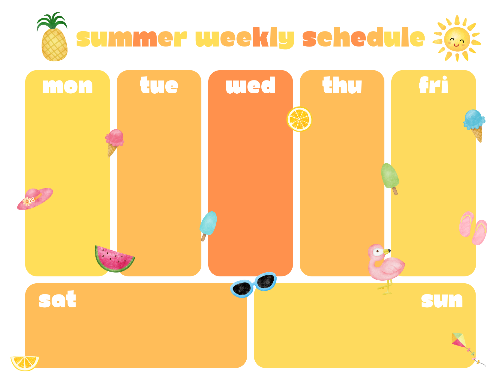 DIY Dry Erase Seasonal Weekly Calendar Free Printables ...